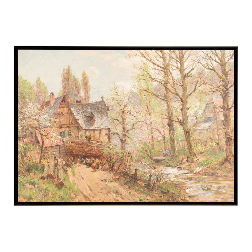 【作品名】Farmstead in spring【このポスターについて】春の農場の風景を描いた作品です。新しい季節と自然の美しさが感じられます。【EFPIのポスターについて】 ポスター専門店の提案力が自慢です。取扱数は業界一を目指しています...