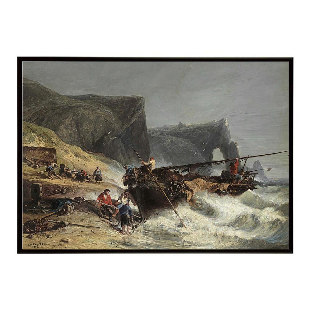 【作品名】Fishermen Bringing In A Boat【このポスターについて】漁船を引き入れる漁師たちを描いた作品です。労働と共同作業が感じられます。【EFPIのポスターについて】 ポスター専門店の提案力が自慢です。取扱数は業界...