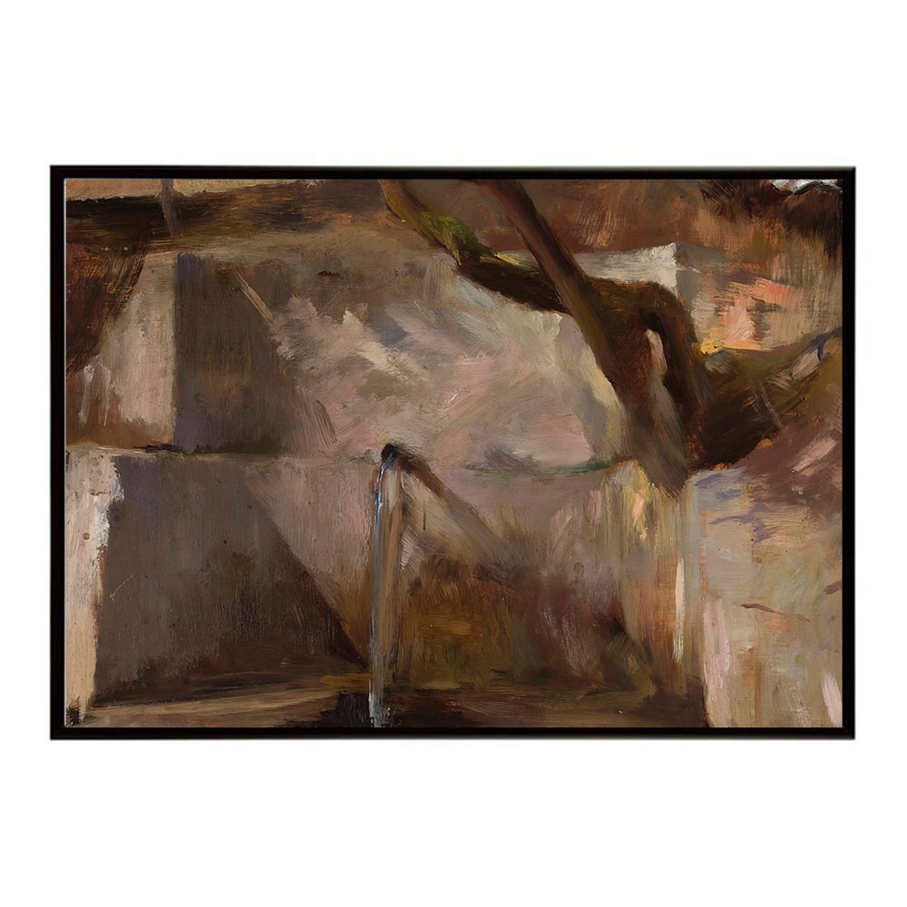 【作品名】Fountain near Yalta. From the journey to Crimea【このポスターについて】クリミアへの旅から、ヤルタ近くの噴水を描いた作品です。自然と歴史が交差する風景が広がります。【EFPIのポスター...