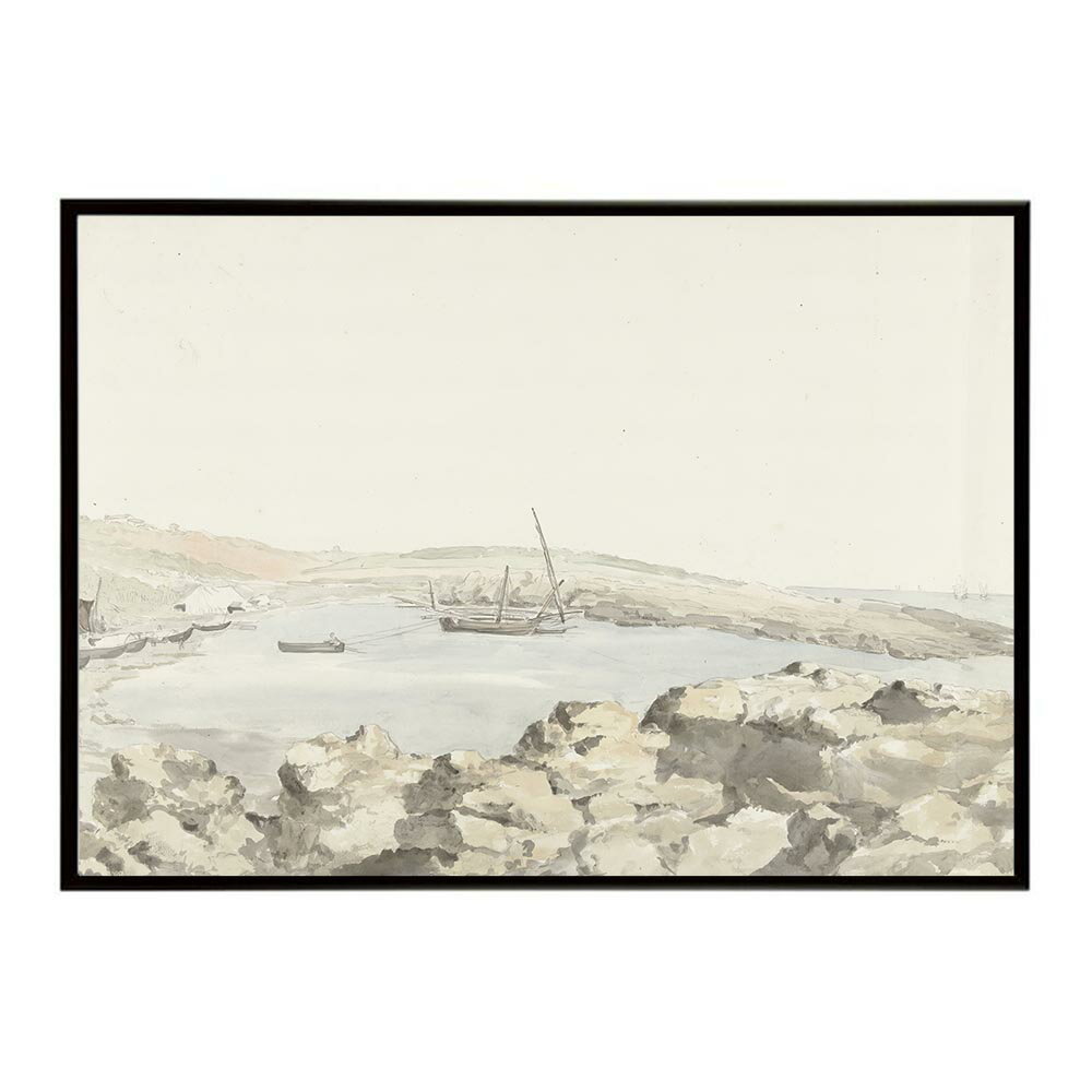 【作品名】Gezicht op de haven van Luogo Vivo【このポスターについて】ルオゴ・ヴィーヴォの港の風景を描いた作品です。港とその活動が感じられる風景です。【EFPIのポスターについて】 ポスター専門店の提案力が自...