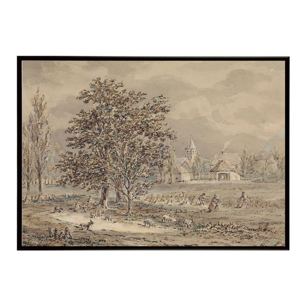 【作品名】Gezicht op het dorp Zoelmond【このポスターについて】ズエルモンド村の風景を描いた作品です。小さな村の静けさとその美しさが感じられます。【EFPIのポスターについて】 ポスター専門店の提案力が自慢です。取...