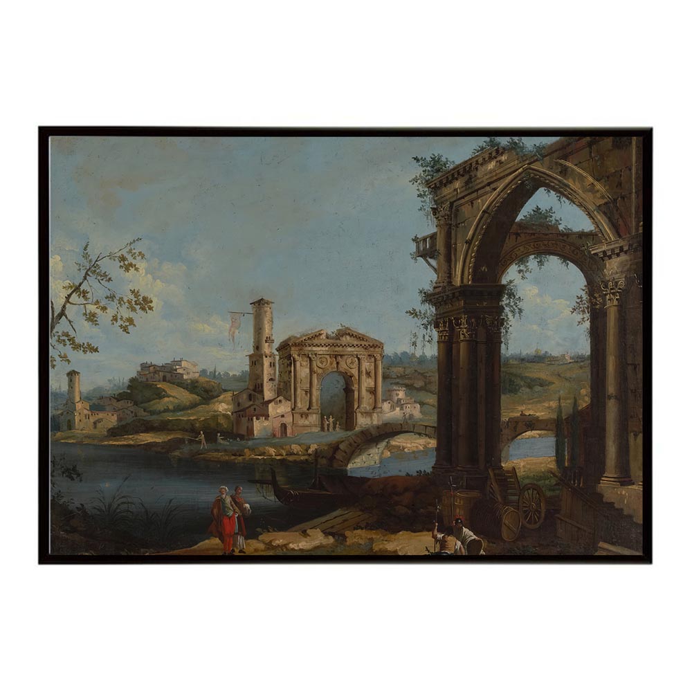 【作品名】Italian Scene with Ruins【このポスターについて】廃墟があるイタリアの風景を描いた作品です。歴史とその残像が感じられる風景です。【EFPIのポスターについて】 ポスター専門店の提案力が自慢です。取扱数は業界一...