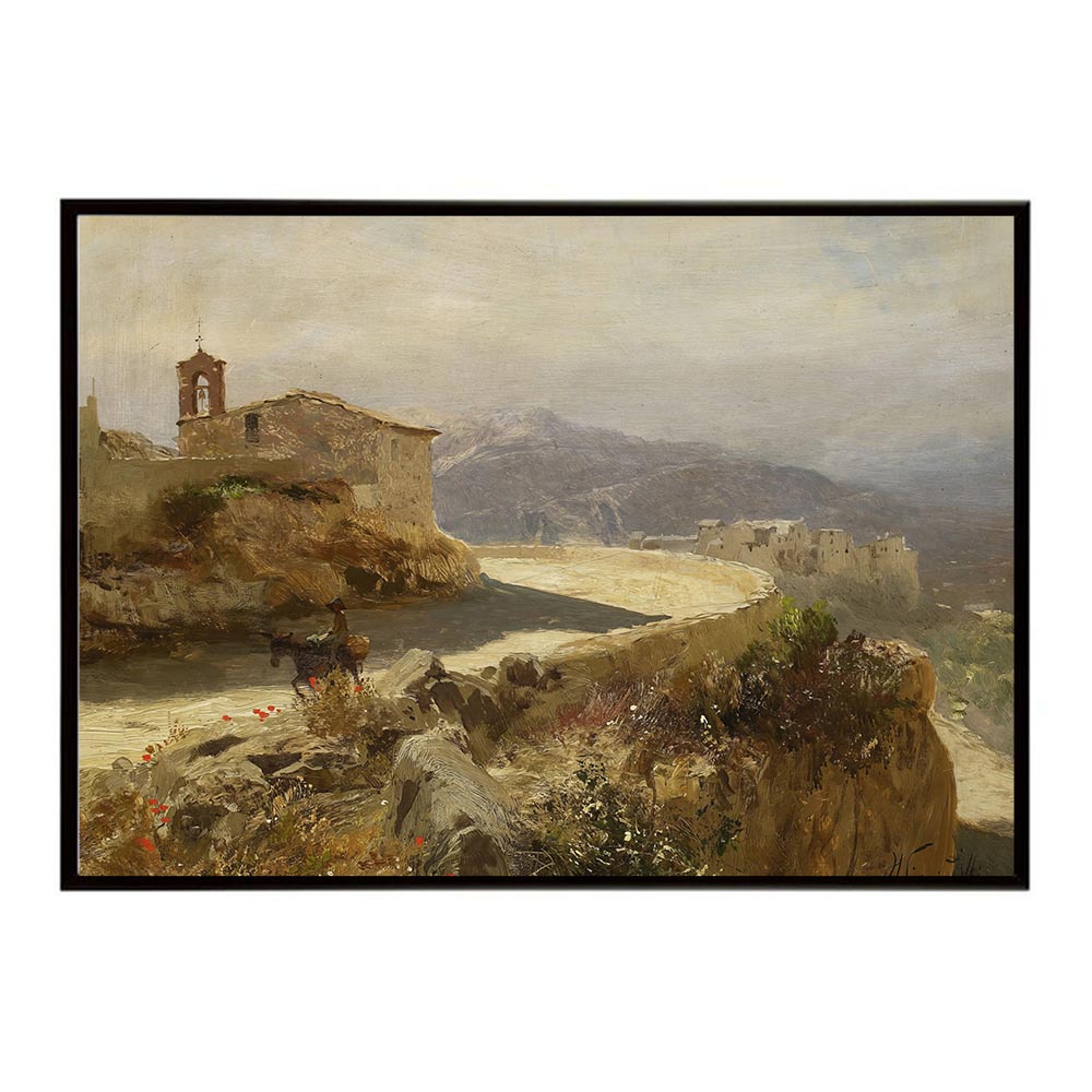 【作品名】Italian landscape with a donkey【このポスターについて】ロバがいるイタリアの風景を描いた作品です。自然と動物たちの生活が調和しています。【EFPIのポスターについて】 ポスター専門店の提案力が自慢です...