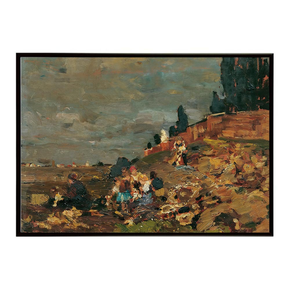 【作品名】Kinder an der Friedhofsmauer【このポスターについて】墓地の壁にいる子供たちを描いた作品です。静かな場所とその無邪気さが感じられます。【EFPIのポスターについて】 ポスター専門店の提案力が自慢です。取扱...