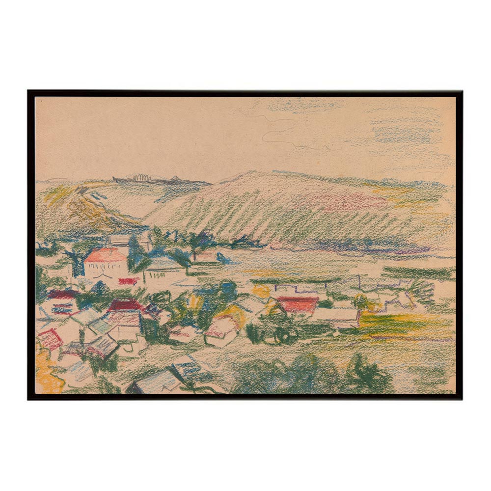 【作品名】Letni pejza? z domami po?rod wzgorz【このポスターについて】丘陵の中の家々がある夏の風景を描いた作品です。自然と人々の生活が調和しています。【EFPIのポスターについて】 ポスター専門店の提案力が...