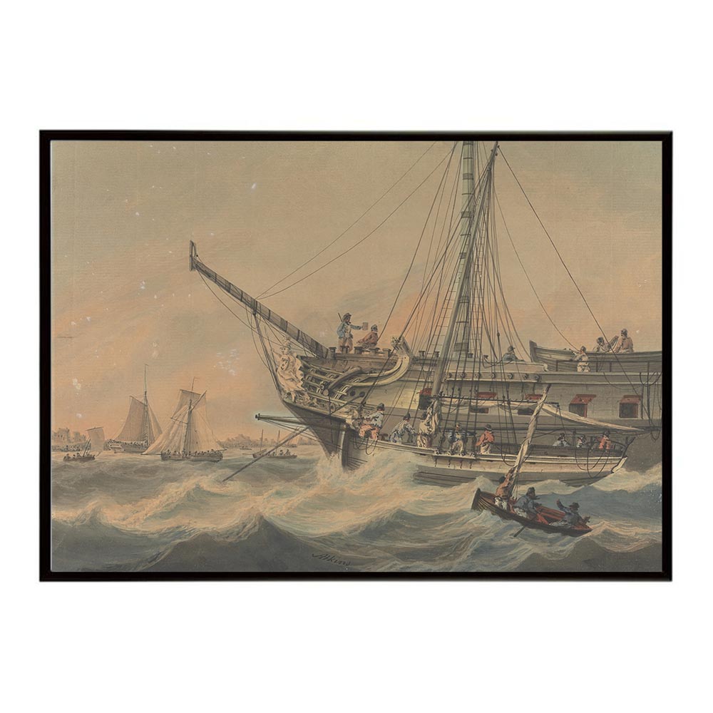 【作品名】Man-of-War and Shipping off the Coast【このポスターについて】海岸沖に停泊する軍艦と船舶を描いた作品です。海軍と海の風景が広がります。【EFPIのポスターについて】 ポスター専門店の提案力が自慢...