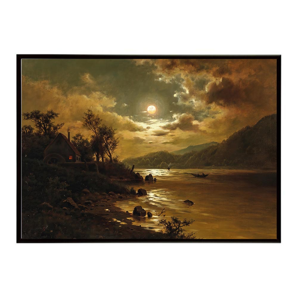 【作品名】Mondlicht uber einer Seelandschaft【このポスターについて】湖の風景に照らされた月光を描いた作品です。静かな夜の美しさが感じられます。【EFPIのポスターについて】 ポスター専門店の提案力が自慢です...