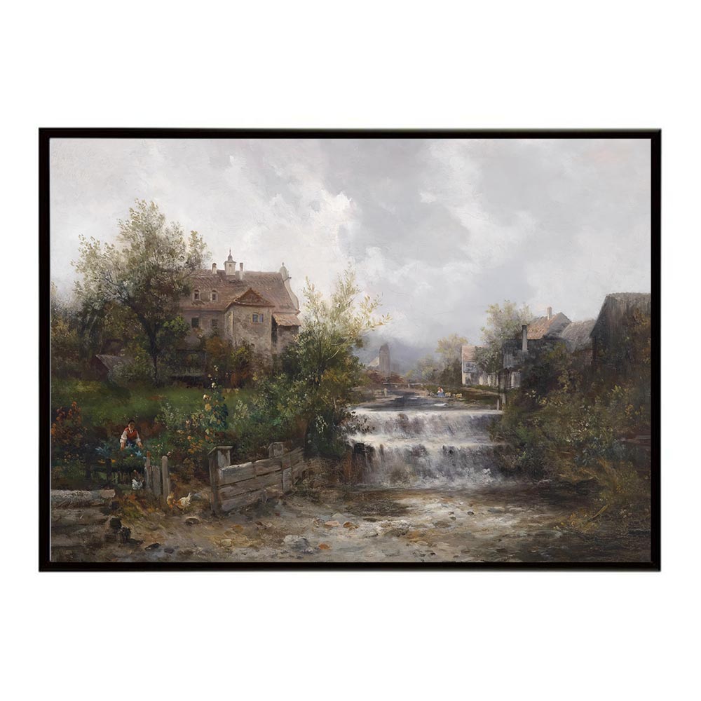 【作品名】Motiv aus Zell an der Ybbs【このポスターについて】イプス川沿いのツェルを描いた作品です。川の風景と美しい町並みが広がります。【EFPIのポスターについて】 ポスター専門店の提案力が自慢です。取扱数は業界一...