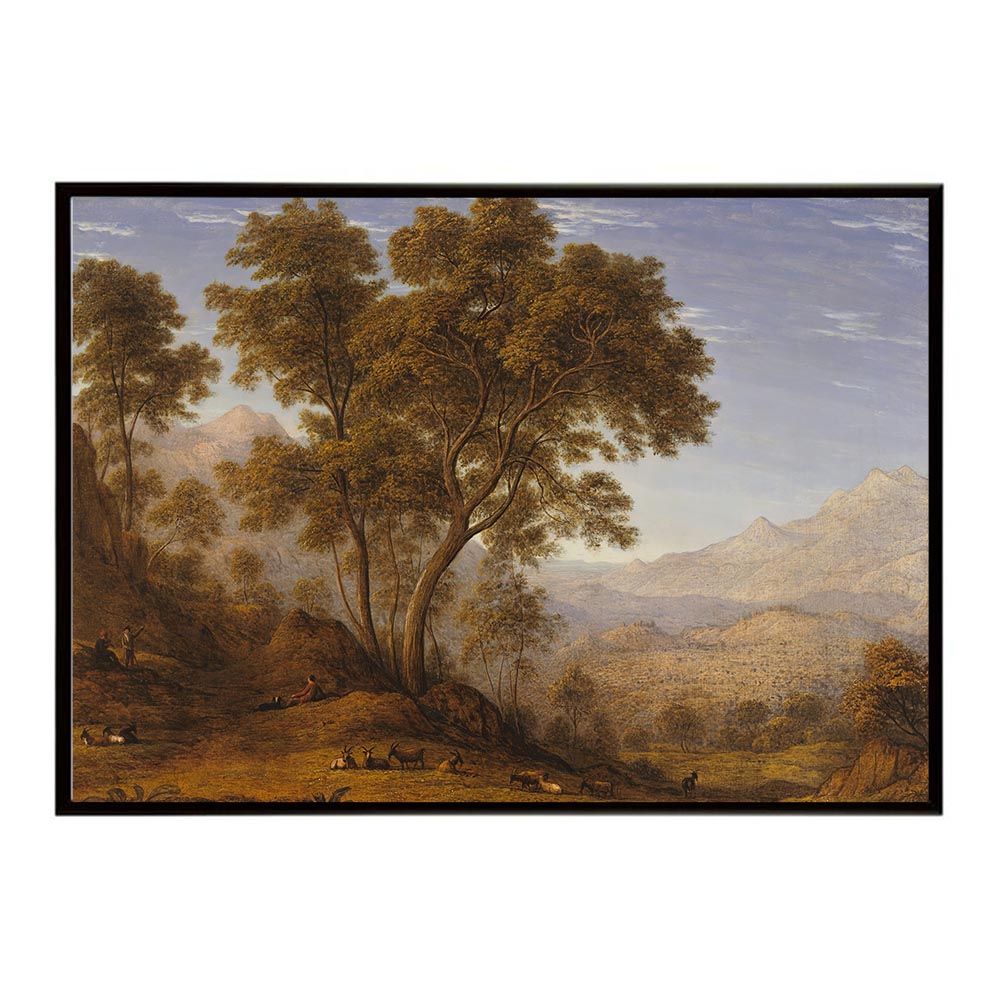 【作品名】My last view of Italy looking from the alps over Suza【このポスターについて】アルプス山脈からスザを見下ろすイタリア最後の風景を描いた作品です。美しい山岳地帯が広がります。【EF...