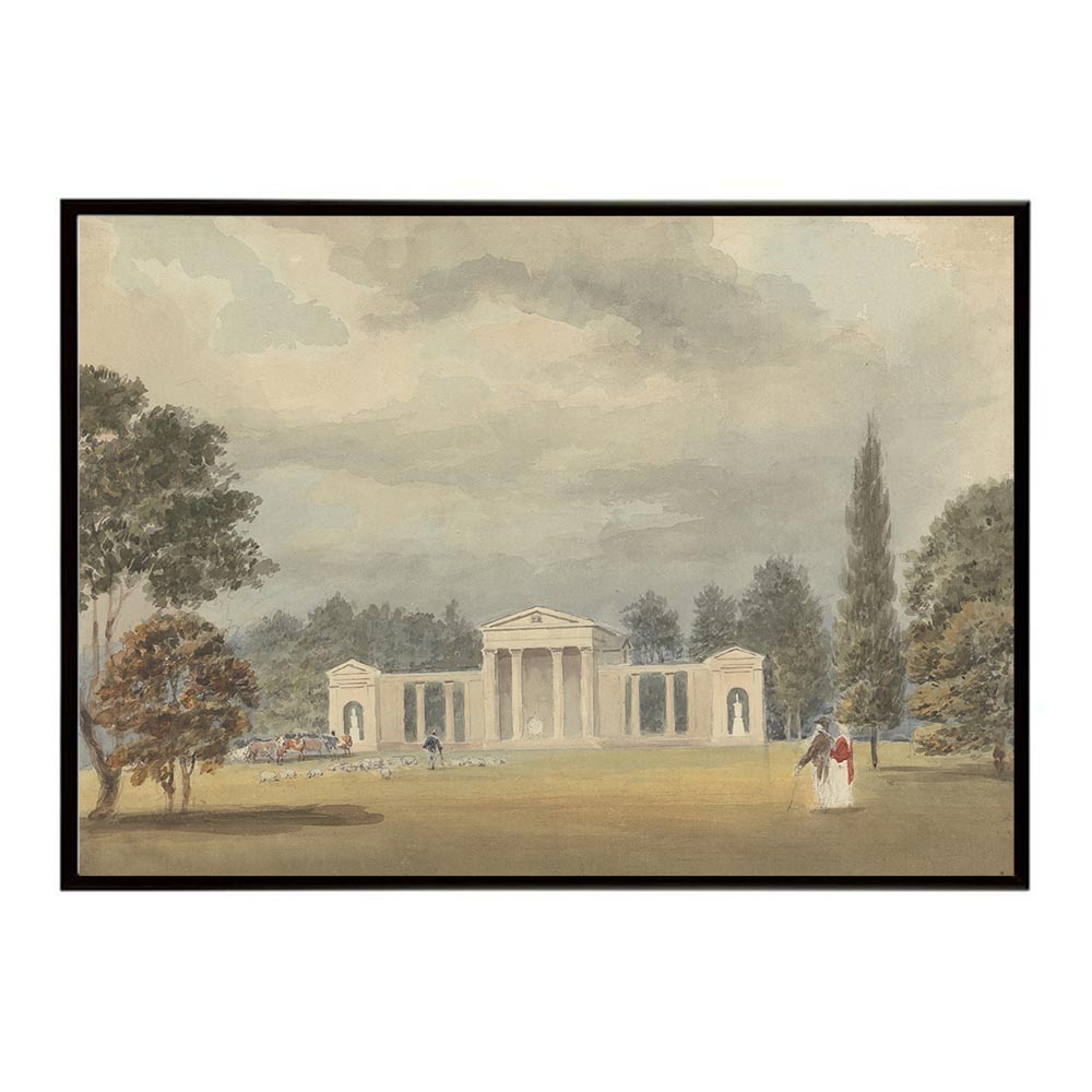 【作品名】Parish Church Front and Partial Right View Ayot St. Lawrence Hertfordshire【このポスターについて】ヘルフォードシャー、アイオット・セント・ローレンスの教区教...