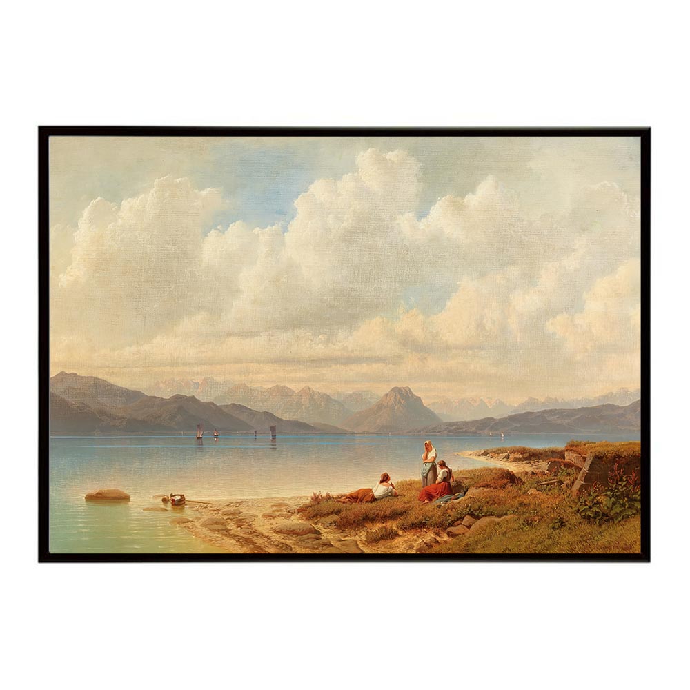 【作品名】Partie am Bodensee (Scene on Lake Constance)【このポスターについて】ボーデン湖の風景を描いた作品です。湖の広がりと自然の美しさが感じられます。【EFPIのポスターについて】 ポスター専門...