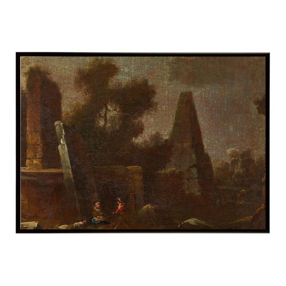 【作品名】Phantastische Ruinenlandschaft mit Obelisk【このポスターについて】オベリスクがある幻想的な廃墟の風景を描いた作品です。歴史と神秘が感じられます。【EFPIのポスターについて】 ポスター専門...