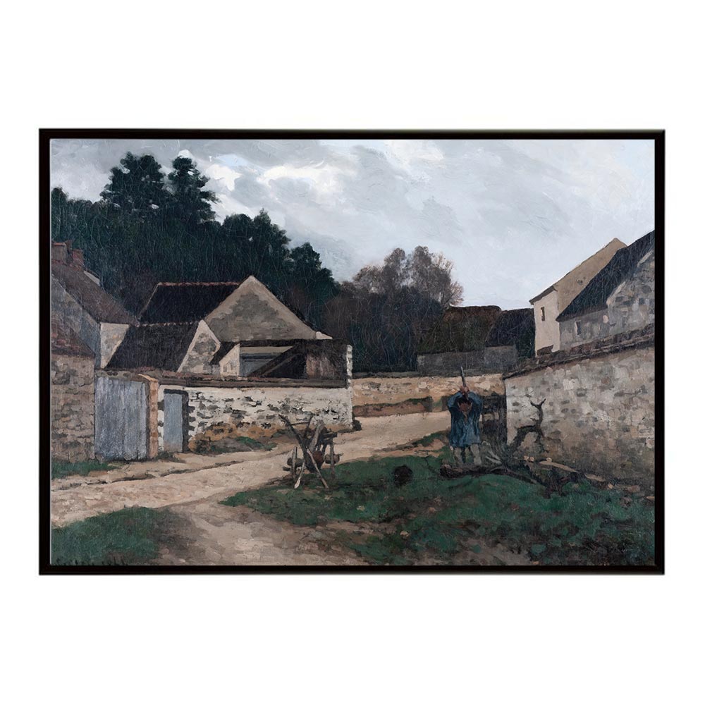 【作品名】Rue de village a Marlotte (Village Street in Marlotte)【このポスターについて】マルロットの村通りを描いた作品です。田舎の静かな生活が感じられます。【EFPIのポスターについて】...