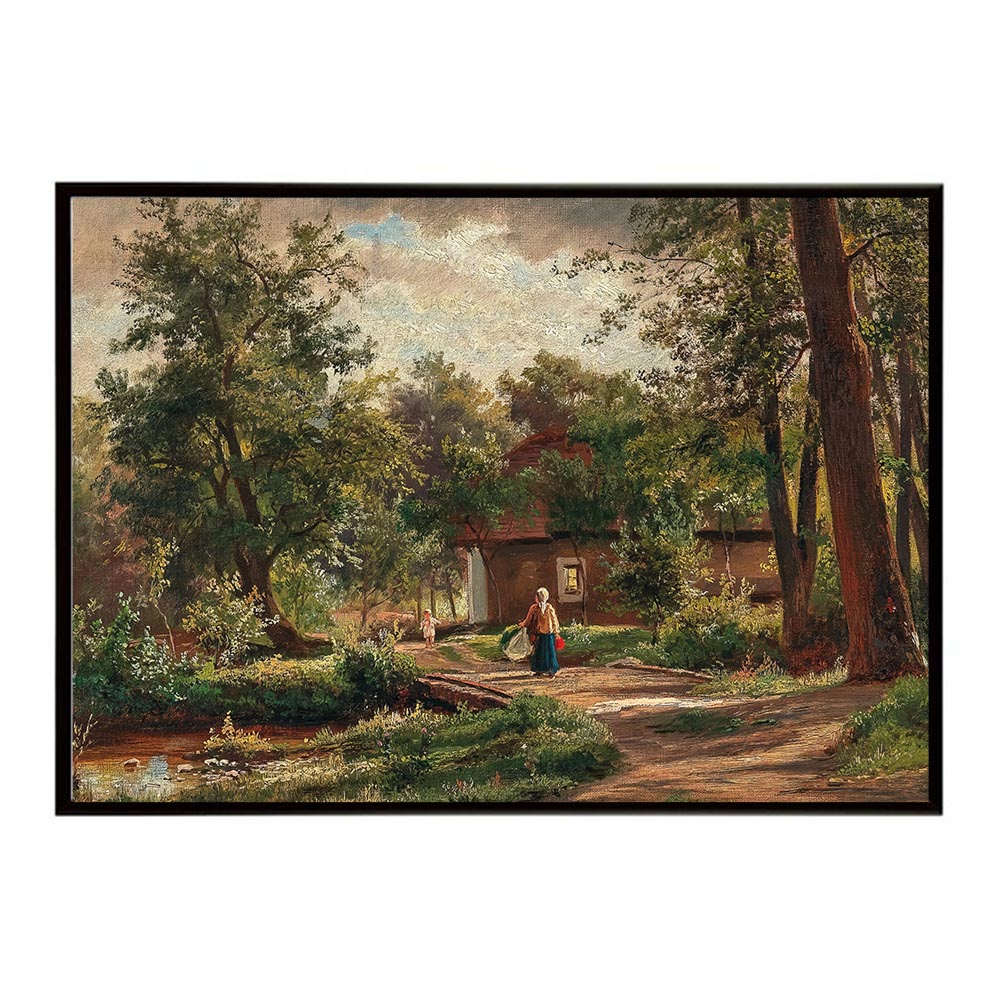 【作品名】Rural Idyll Mother Returning Home【このポスターについて】家路に帰る母親を描いた田園風景の作品です。家庭の温かさと自然の美しさが感じられます。【EFPIのポスターについて】 ポスター専門店の提案力が...