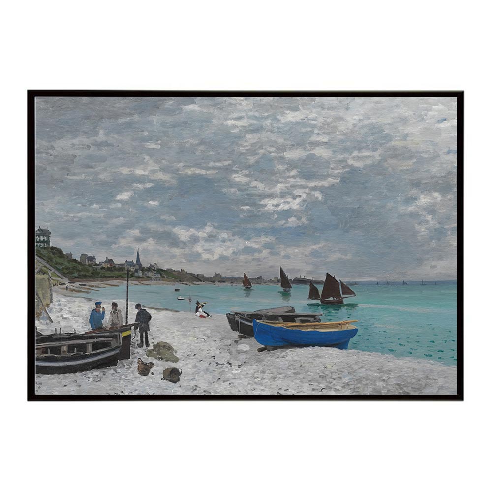 【作品名】The Beach at Sainte-Adresse【このポスターについて】サント＝アドレスのビーチを描いた作品です。リゾート地の魅力が感じられます。【EFPIのポスターについて】 ポスター専門店の提案力が自慢です。取扱数は業界...