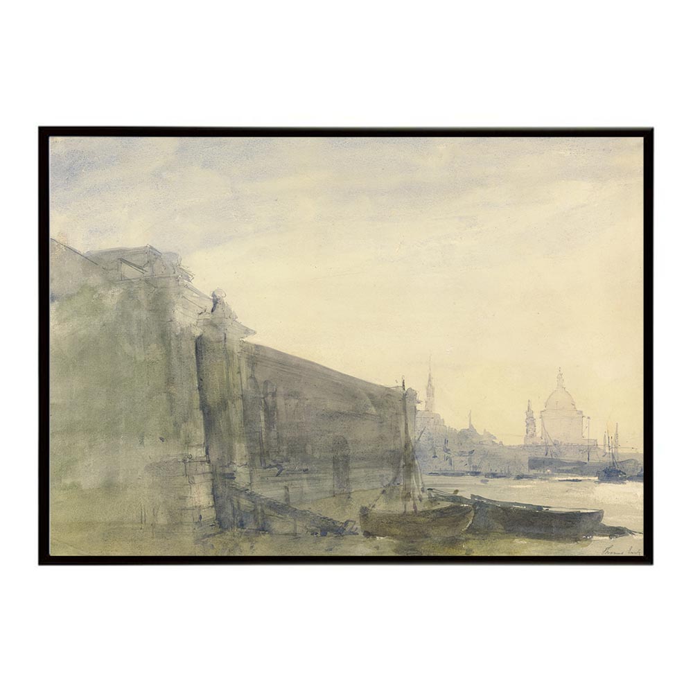 【作品名】The Thames Early Morning Towards St. Paul’s【このポスターについて】早朝のテムズ川、セントポール大聖堂を望む風景を描いた作品です。静寂の中に広がる美しさが印象的です。【EFPIのポスターに...