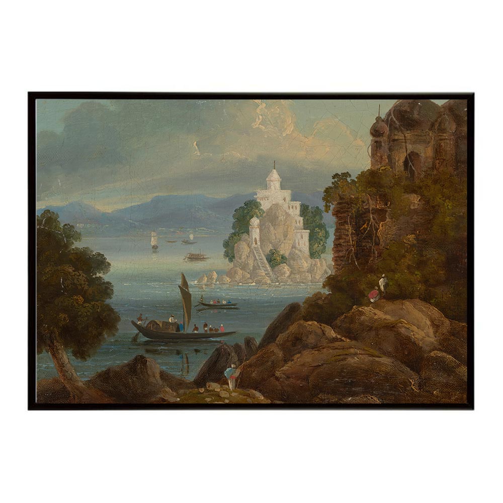 【作品名】The rock at Jahangira on the Ganges【このポスターについて】ガンジス川のジャハンギラにある岩を描いた作品です。壮大な自然の風景が広がります。【EFPIのポスターについて】 ポスター専門店の提案力が...