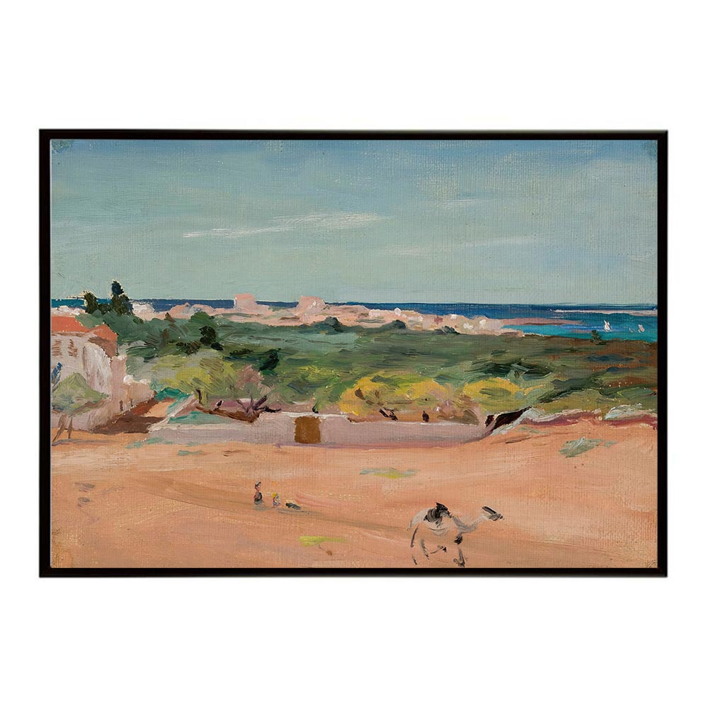 【作品名】Tripoli in Syria. From the journey to Palestine【このポスターについて】このポスターは、シリアのトリポリの風景を描いています。パレスチナへの旅からの一場面です。【EFPIのポスターにつ...