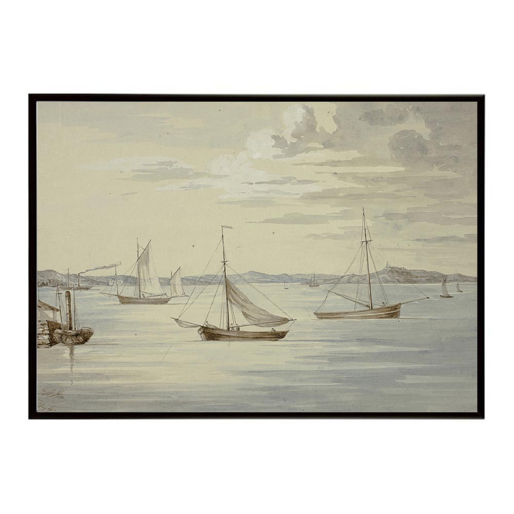 【作品名】View Inchkeith and the Firth of Forth Islands from Granton【このポスターについて】グラントンから見たインチキース島とフォース湾の島々を描いたポスターです。静かな海と島々が調...