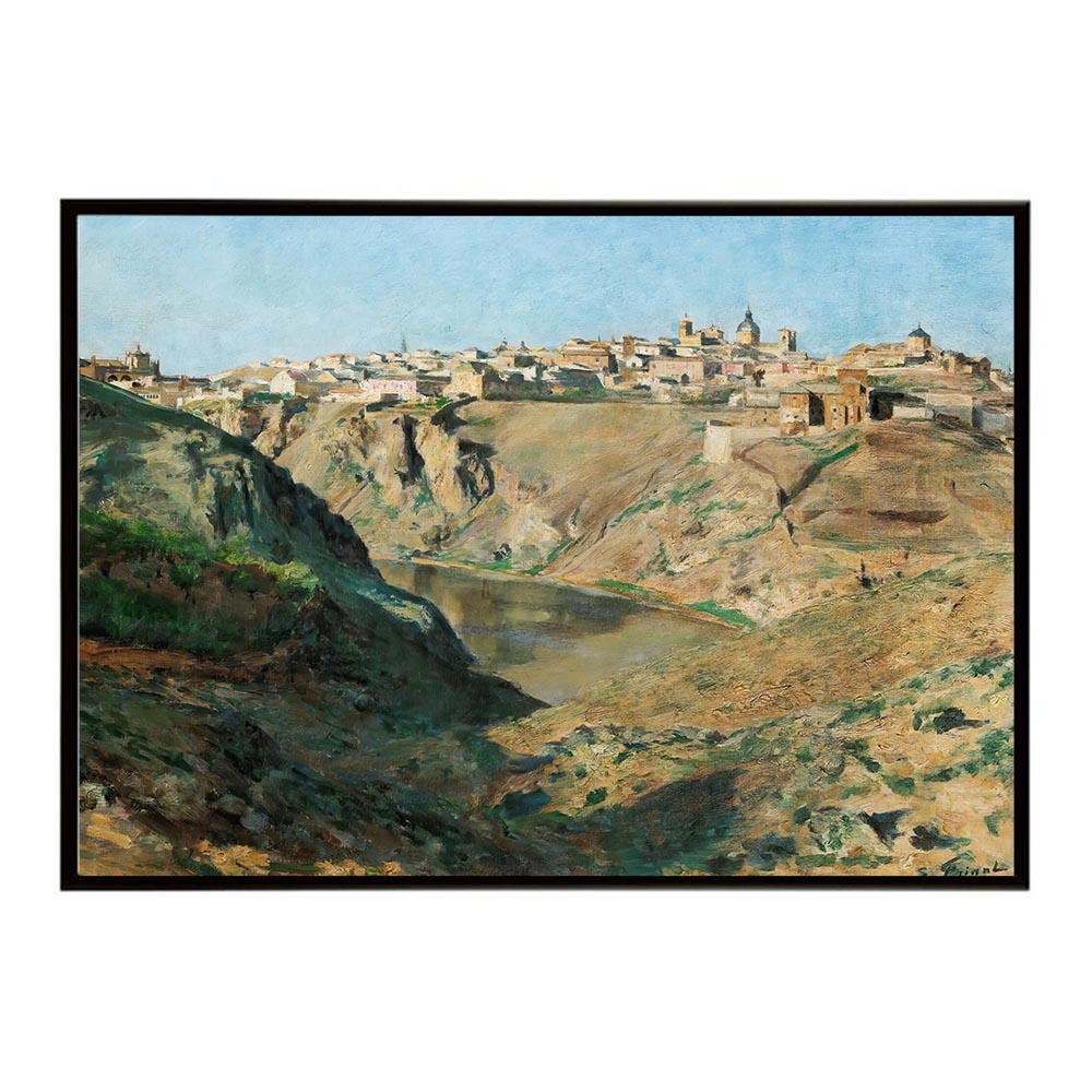 【作品名】View Of Toledo【このポスターについて】スペインのトレドの風景を描いたポスターです。歴史的な建物が並ぶ丘の街並みが、美しい風景として広がります。スペインの歴史と文化を感じる一枚です。【EFPIのポスターについて】 ポス...