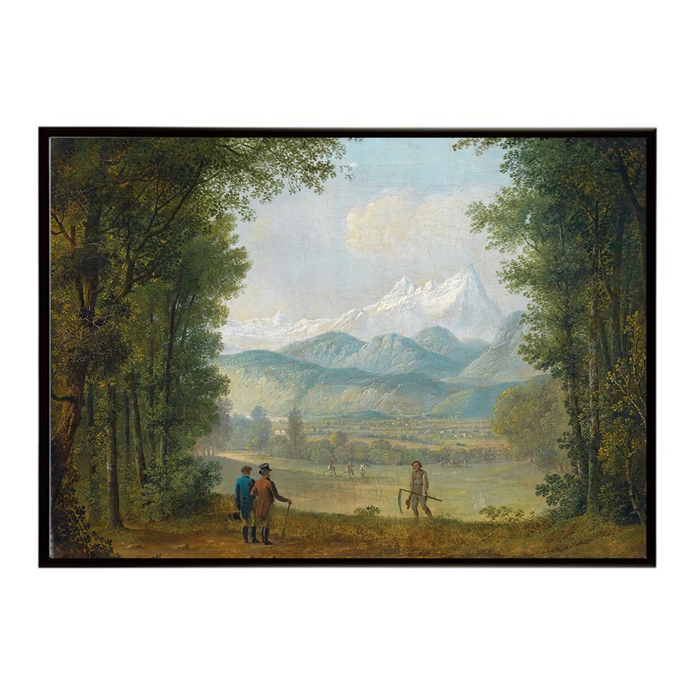 【作品名】Wanderer vor weiter Landschaft【このポスターについて】広大な風景を前に立つ放浪者の風景を描いたポスターです。広がる自然と自由な精神が感じられる一枚で、冒険心をくすぐります。【EFPIのポスターについて...