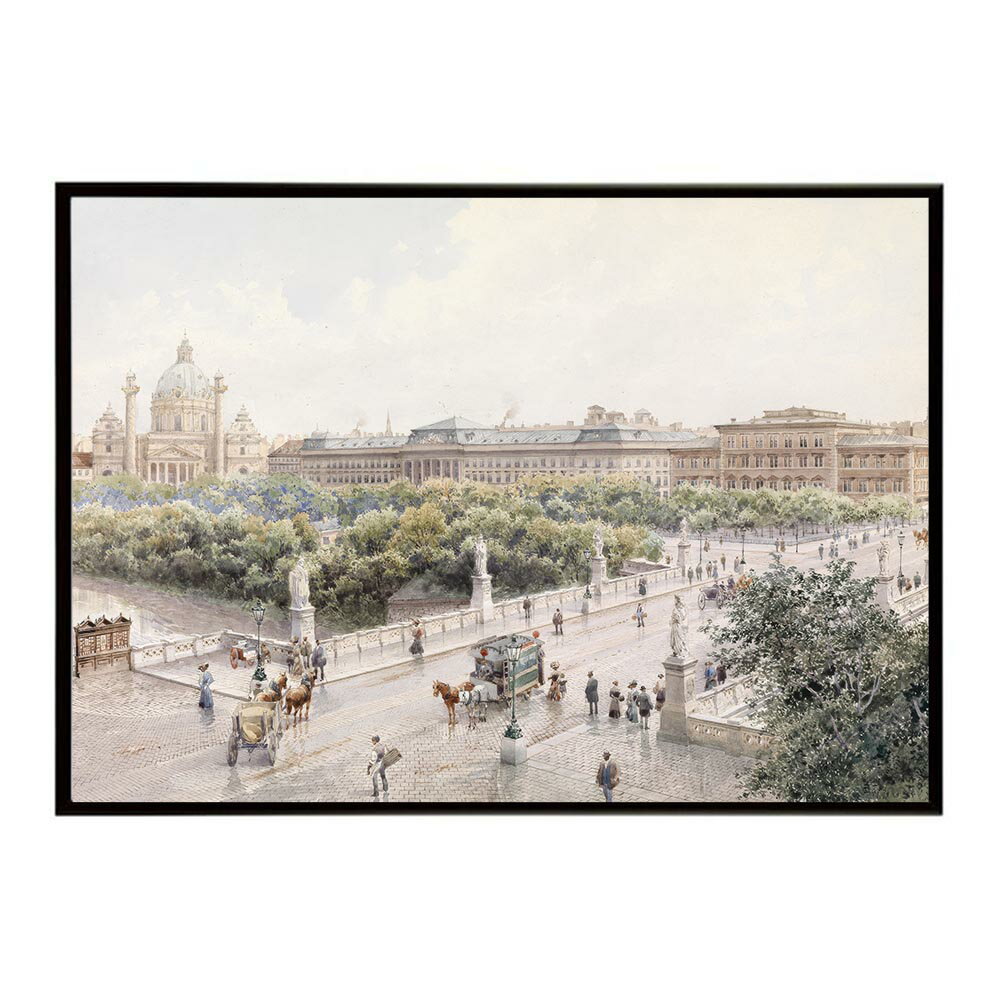 【作品名】Wien Elisabethbrucke【このポスターについて】ウィーンのエリザベート橋の風景を描いたポスターです。美しい橋と都市の景観が調和し、歴史とモダンが融合するウィーンの魅力が感じられます。【EFPIのポスターについて】 ...