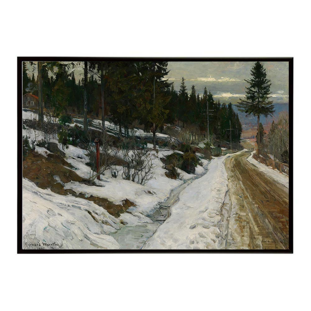 【作品名】Winter in Nittedal【このポスターについて】ニッテダールの冬の風景を描いたポスターです。雪に覆われた家々とその周囲の自然が広がり、冬の静かなひとときが感じられます。【EFPIのポスターについて】 ポスター専門店の提...