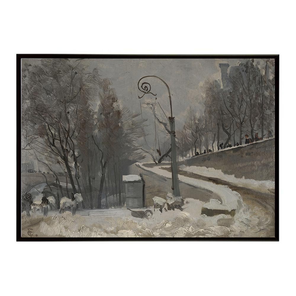 【作品名】Winter in Paris【このポスターについて】パリの冬の風景を描いたポスターです。雪に覆われた街並みとパリのアイコニックな建物が広がり、ロマンチックな雰囲気が漂います。【EFPIのポスターについて】 ポスター専門店の提案力...