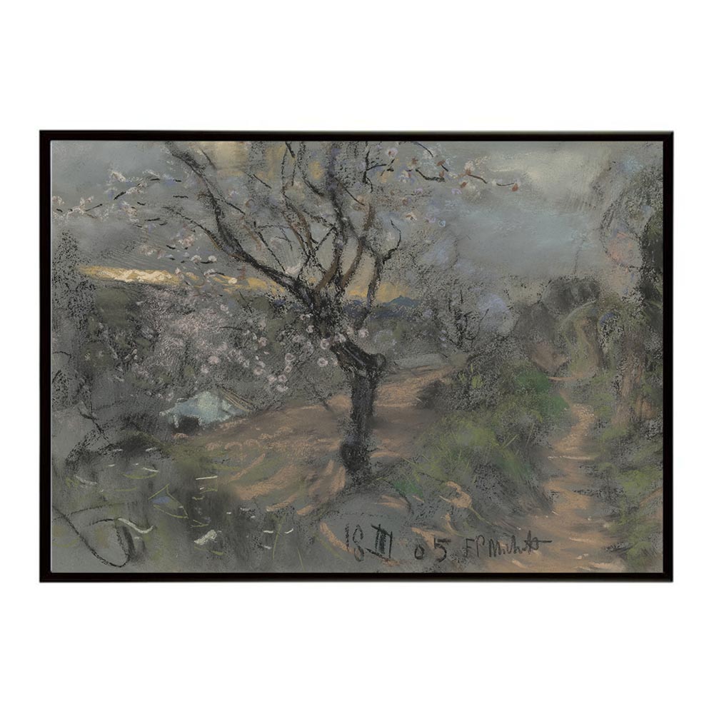 【このポスターについて】 桜の花が満開の丘の小道を描いたポスターです。曇り空の下で咲き誇る桜が、美しい春の風景を彩ります。和のテイストを取り入れたインテリアにぴったりです。 【EFPIのポスターについて】 ポスター専門店の提案力が自慢です。...