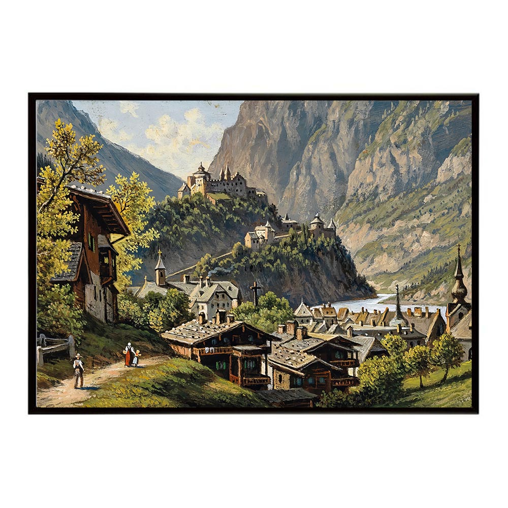 【このポスターについて】 オーストリアのヴェルフェンの風景を描いたポスターです。アルプス山脈の壮大な景観と歴史的な建物が融合し、自然の美しさと文化の豊かさを同時に楽しめます。 【EFPIのポスターについて】 ポスター専門店の提案力が自慢です...