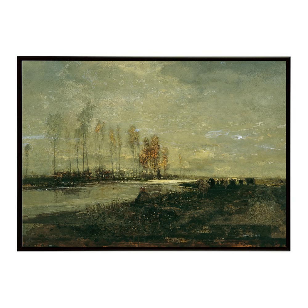 【このポスターについて】「An der Thaya bei Lundenburg II」は、ルンデンブルク近くのタヤ川の風景を描いた作品です。穏やかな川の流れと周囲の景色が、リラックスした空間を演出し、インテリアに落ち着きをもたらします。【...
