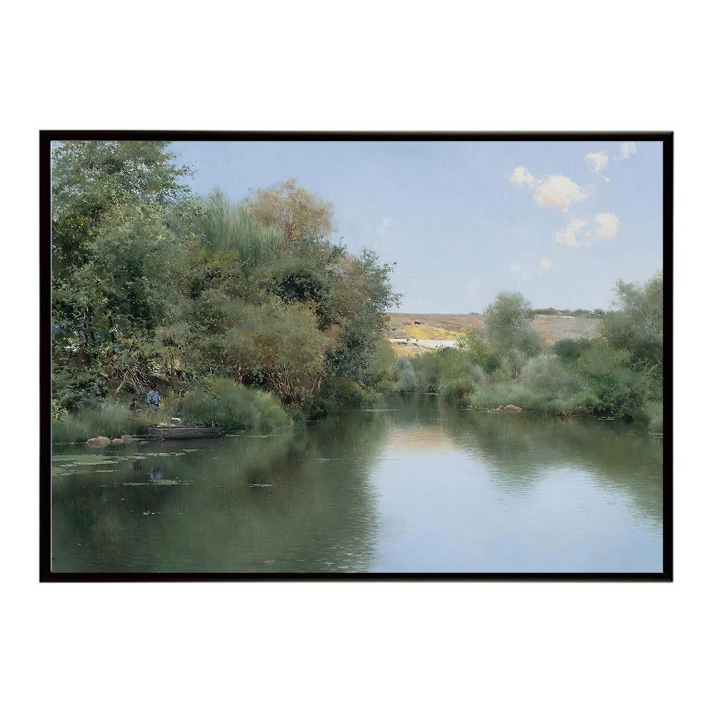 【このポスターについて】スペインのアルカラにあるエル・リアラヘを描いたポスターです。伝統的なスペインの風景と穏やかな雰囲気が感じられ、インテリアに暖かさと異国情緒をもたらします。デジタルリマスターされたこの作品は、スペインの文化や景観を愛す...