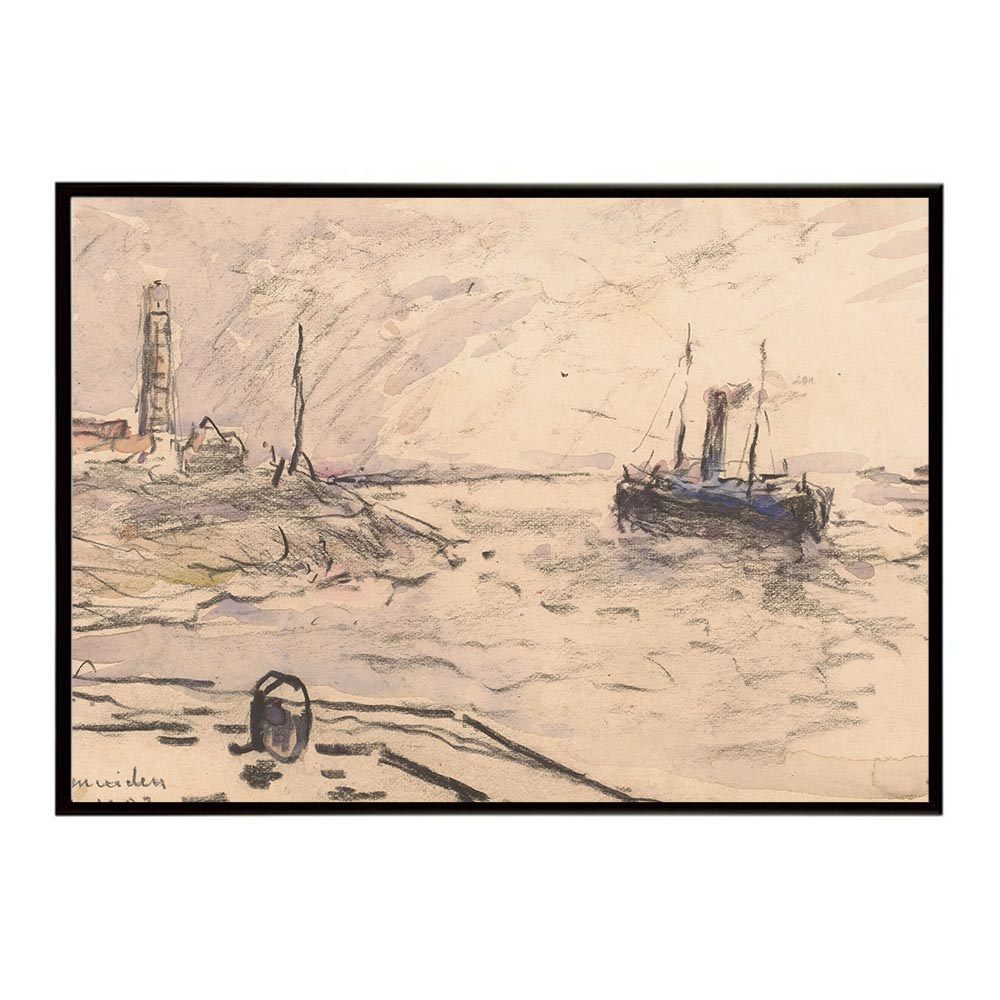 【このポスターについて】オランダのアイモイデンで見られる灯台と船の海岸の風景を描いたこのポスターは、海の壮大さと灯台の存在感がインテリアに静かな力強さをもたらします。リビングルームや書斎にぴったりです。【EFPIのポスターについて】 ポスタ...