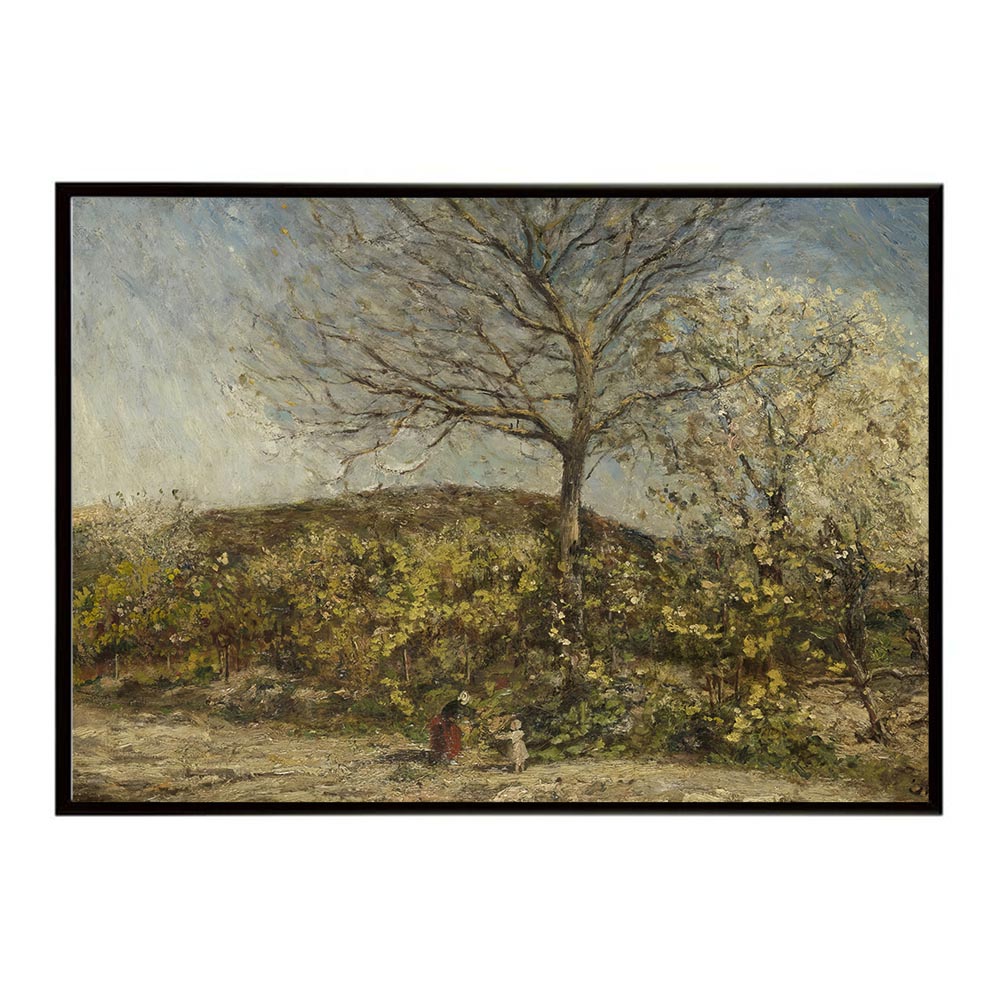 【このポスターについて】花が咲き誇る果樹園を描いたこのポスターは、自然の豊かさと美しさを感じさせます。インテリアに明るくリフレッシュした雰囲気をもたらし、リビングルームやダイニングルームに最適です。【EFPIのポスターについて】 ポスター専...