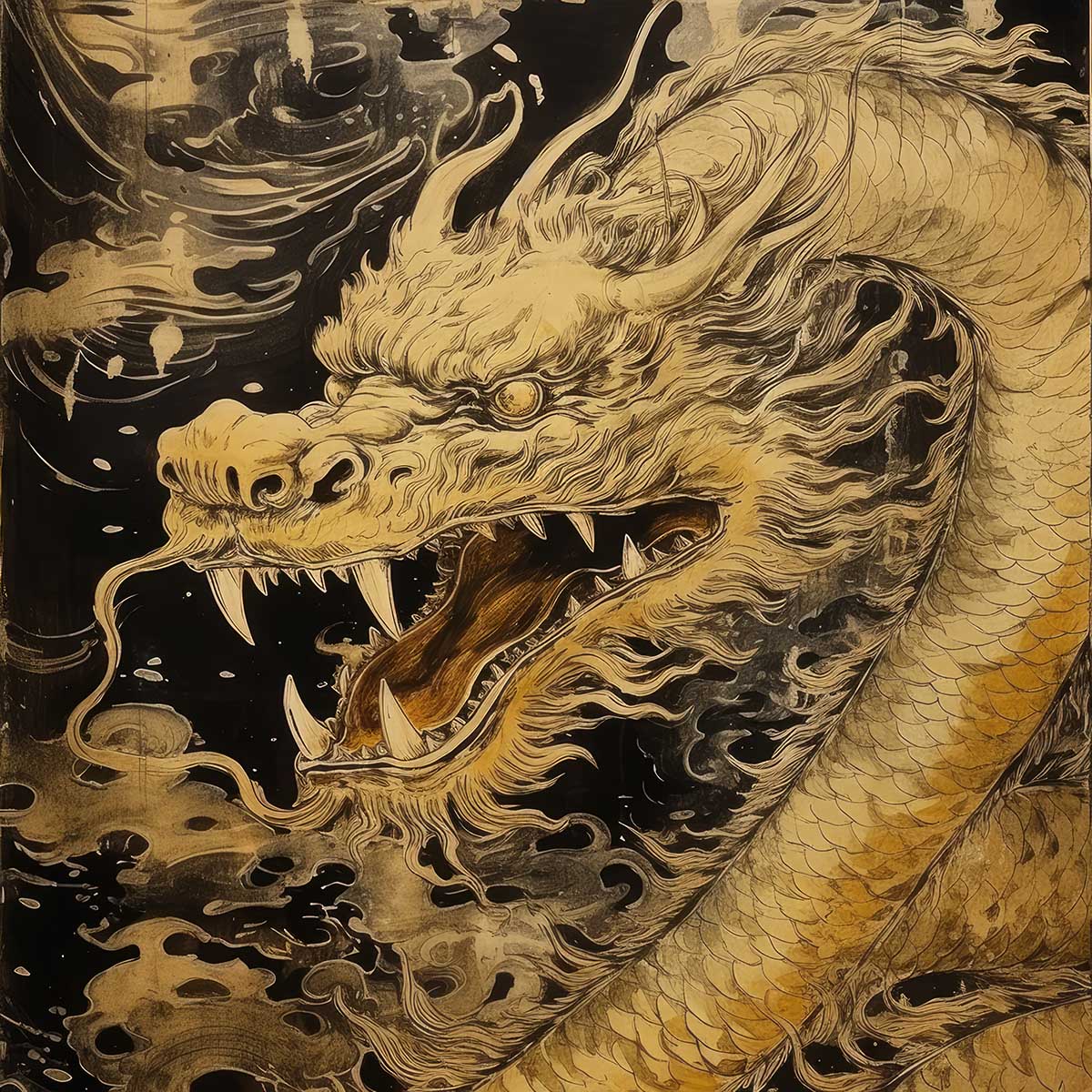 【このポスターについて】 神話と伝説に彩られた龍のポスターは、空間に古代から伝わる強運と力をもたらします。この壮大な龍のイメージは、運命を切り開く勇気と知恵の象徴として、リビングエリアやワークスペースに動的なエネルギーを注ぎ込みます。鮮やか...