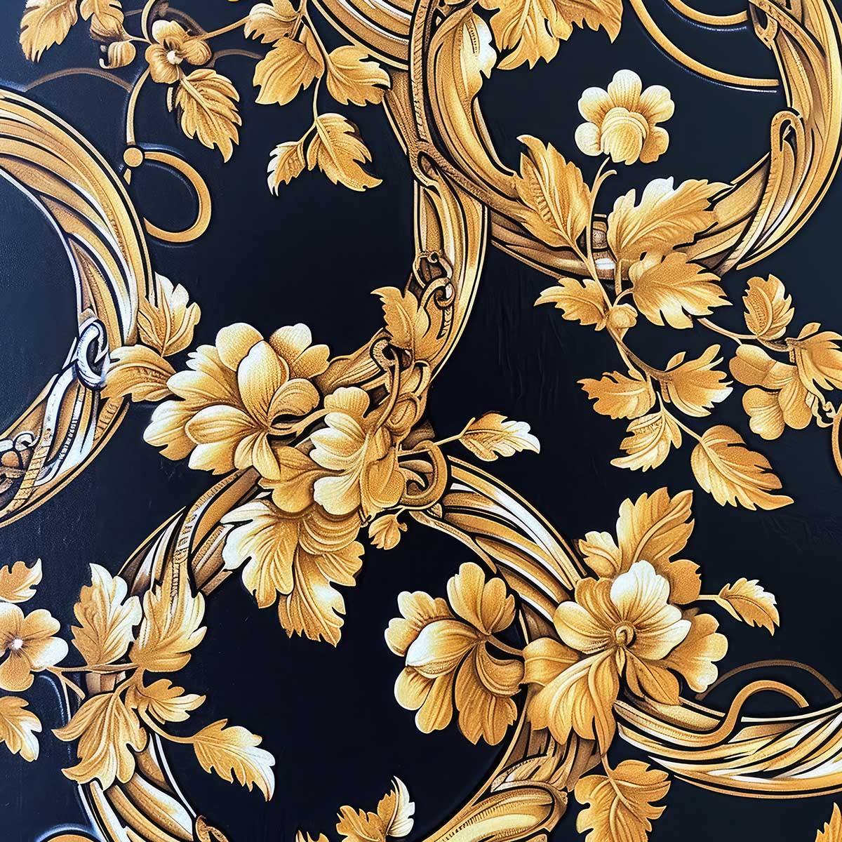 【このポスターについて】 豪華で大胆なゴシックスタイルの金チェーンモチーフをフィーチャーしたポスターは、あらゆるインテリアに高級感と存在感をもたらします。深みのある色使いと複雑に絡み合ったチェーンのデザインは、空間に独特のドラマを演出し、見...