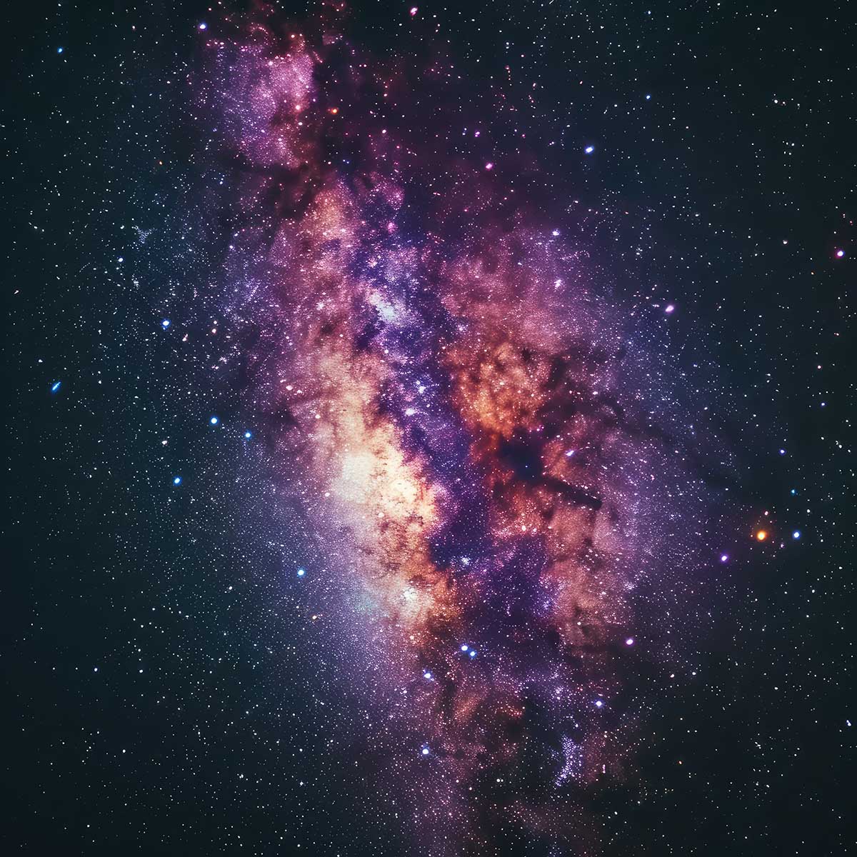 【このポスターについて】 宇宙の壮大さを感じさせるポスターで、日常の空間に天体の魅力を取り入れてみませんか？深い宇宙の青と星々が織り成す光のテープストリーは、見る者を星間の旅へと誘います。このアートピースは、夜空を見上げることの喜びと、宇宙...
