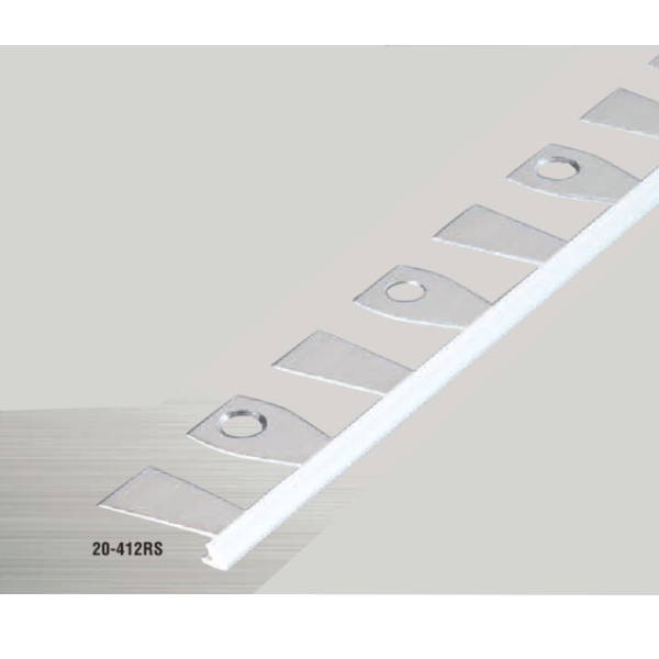 特長 　シルバー仕上げ 　定尺：2000mm（有効1,850mm） 　定尺販売（カットなし） 　アルミ製　A6063S-T5 ※必ず小頭専用ビスをご使用ください。 ※小頭専用ビス以外のビスをお使いの場合は、穴明箇所に再加工が必要です。●沖縄...