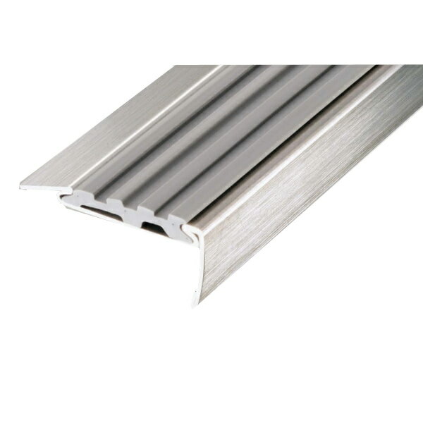 ヘアライン仕上げ 穴あけ加工済み（75ピッチ） 最長：2000mm ガラス繊維入りタイヤ ※床材（塩ビタイル・長尺シート）を貼る際は段鼻の角まで貼ってください。 ※アシステップは完全に危険を除去するものではありませんので、歩行の際は十分ご注...