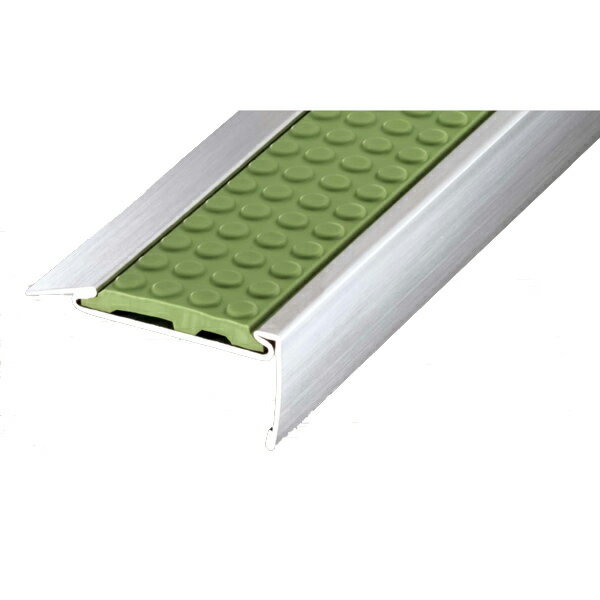 ヘアライン仕上げ 穴あけ加工済み（75ピッチ） 最長：2000mm ガラス繊維入りタイヤ ※床材（塩ビタイル・長尺シート）を貼る際は段鼻の角まで貼ってください。 ※アシステップは完全に危険を除去するものではありませんので、歩行の際は十分ご注...