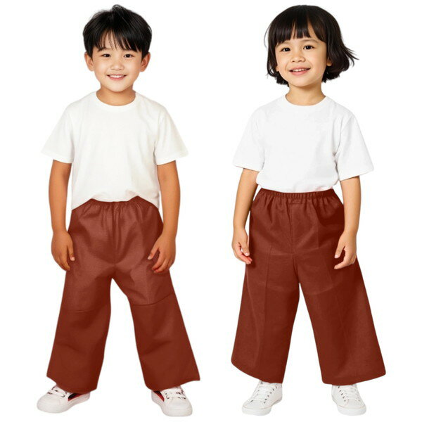 商品説明：簡単！手間いらず！低価格！あらゆる発表会衣装が5—15分程度で出来上がる！どんな素材も貼付OK！！不織布だから切りっぱなしOK！！ 商品サイズ：総丈：640mm、胴回り：450〜900mm、股下：415mm セット内容：全9色 材...