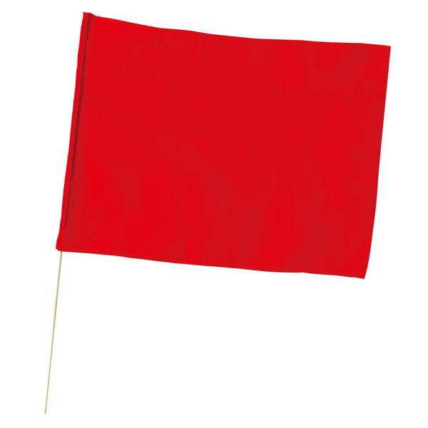 商品説明：組体操に変わる演目として日本大学文理学部体育学科の\n大旗による集団行動演技が話題！太くて丈夫な丸棒軽量で丈夫！サイズ・色数も豊富なカラーフラッグシリーズ！ 商品サイズ：旗：800×600mm、棒：φ12mm×1000mm セット...