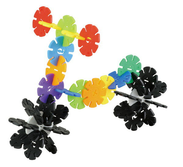 数字も刻まれているカラフルなお花形のブロック！ 商品サイズ（単位mm) 1ピース：φ33×2.3mm 重量（g）：140 材質：PP 包装形態：OPP袋 包装サイズ：120x120x30mm 販売単位：単品 生産国：中国