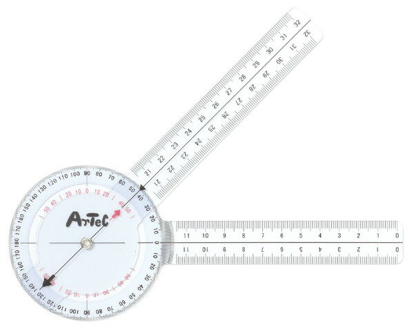 関節可動範囲の測定や、運動角度の測定などに使えます 商品サイズ（単位mm) 205x80x2mm 重量（g）：25 材質：PVC 包装形態：PVC袋 包装サイズ：172x35x1mm 販売単位：単品 生産国：中国