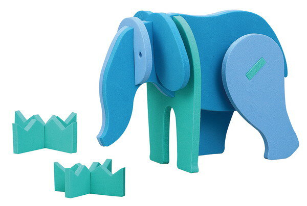 ぞうのEVA製立体パズル サイズ：EVAシート：210×150×5mm セット内容：本体 重量（g）：70 材質：EVA 包装形態：袋入り 包装サイズ：160×20×230 生産国：中国ケース購入の場合の入数：120