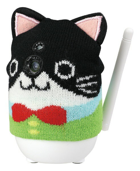 ペット感覚で癒しと安心を兼ね備えた見守りカメラ かわいらしいぬいぐるみカバーが介護の必要な方、 一人暮らしの高齢者などの様子を見守ります※5GHzには対応していません。 ※セット内容の見守りカメラは008657の防犯見守りカメラです。〔動作...