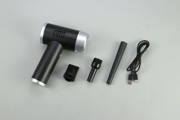 充電式の繰り返し使える電動エアダスター！ PC周り、机周りなどあらゆる場所をきれいに掃除できる噴射の風力 低速・高速 2段階切替USBケーブル付※PCは付属しておりません。●消費電力/35W ●バッテリー容量/7500mAh ●使用可能時間...