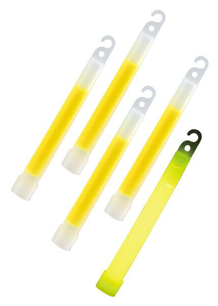 スティック状のライト！発光時間最大6時間5本組 サイズ：本体1本：150×15mm セット内容：本体×1　 重量：110g 材質：PE 包装形態：PP袋入り 包装サイズ：160x100x20mm 生産国：中国ケース購入の場合の入数：100