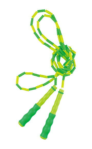 適度な重みで縄を上手に回しやすい！やわらかいシリコンビーズのなわとび ビーズを通しているため適度な重みがあり、初めてのなわとびや縄を回すのが苦手な子供に適したなわとびです。 商品サイズ（単位mm)：全長：2.3m、柄：Φ25×165mm セ...