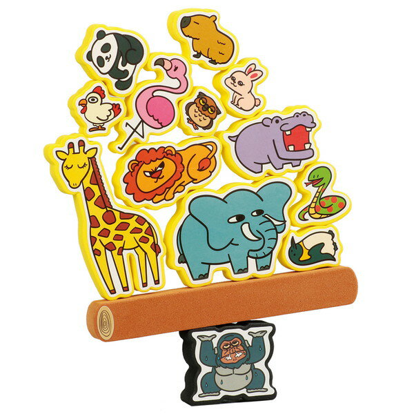 どうぶつを積み上げるドキドキバランスゲーム！ ゴリラが持ち上げる丸太の上に、どうぶつの仲間たちを積み上げていく、ドキドキ感がクセになるバランスゲームです。 全てのどうぶつを崩さずに積むことができれば勝利。 失敗しても笑いが絶えない、子どもか...